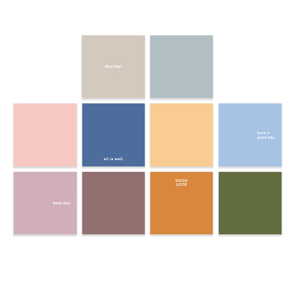 Color Paper 400 sheets, Not Sticky Notes bright colorful memo, Mini ...