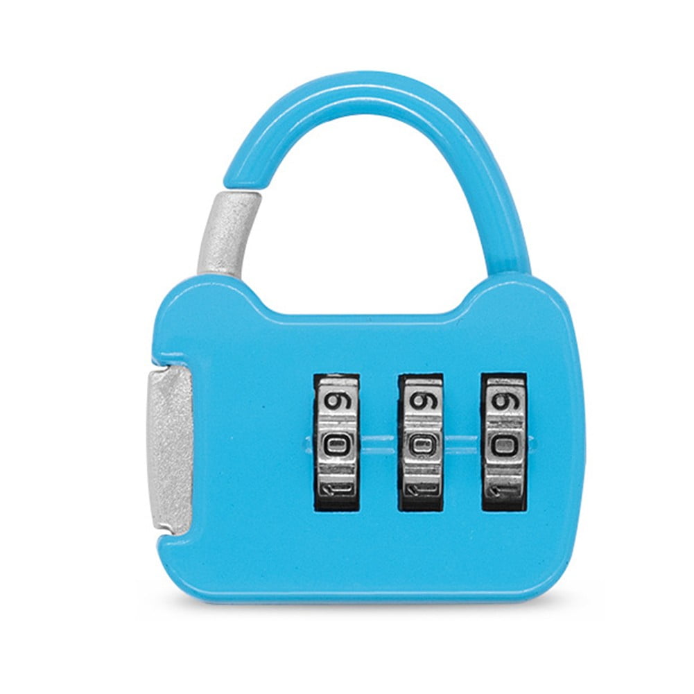 Color Password Padlock Cabinet Trolley Case Password Lock Backpack ...