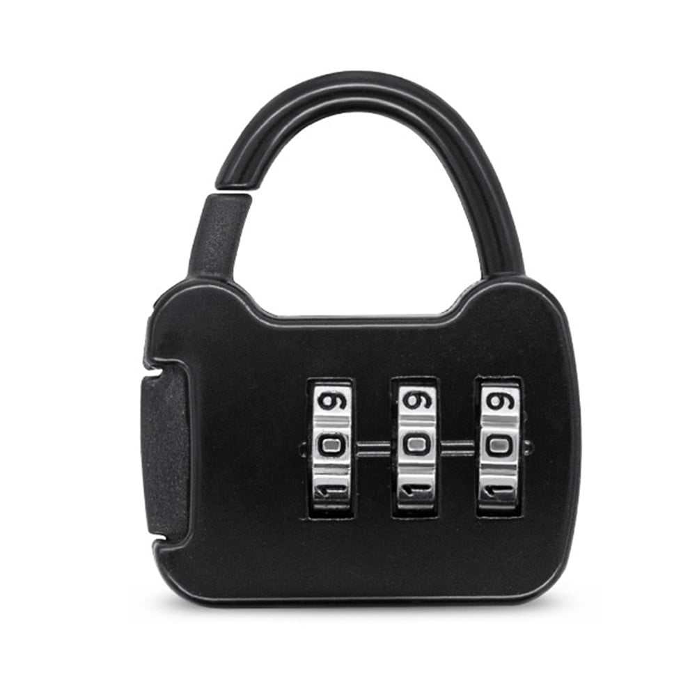 Color Password Padlock Cabinet Trolley Case Password Lock Backpack ...