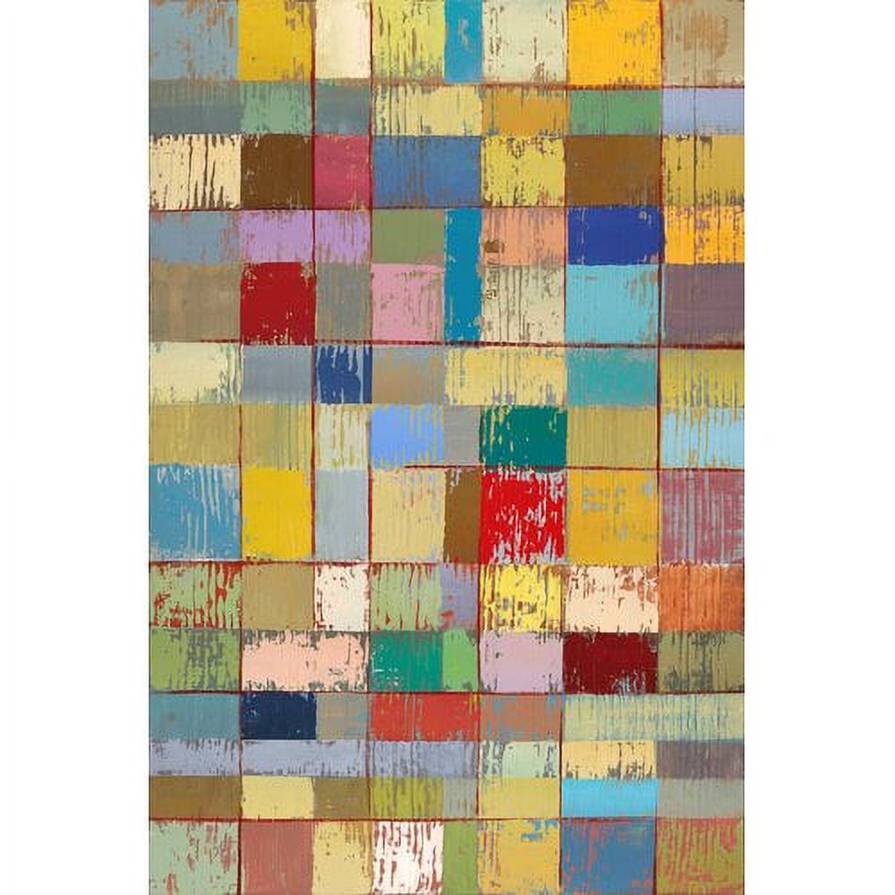 "Color Pattern II" Painting Print on Wrapped Canvas - Walmart.com