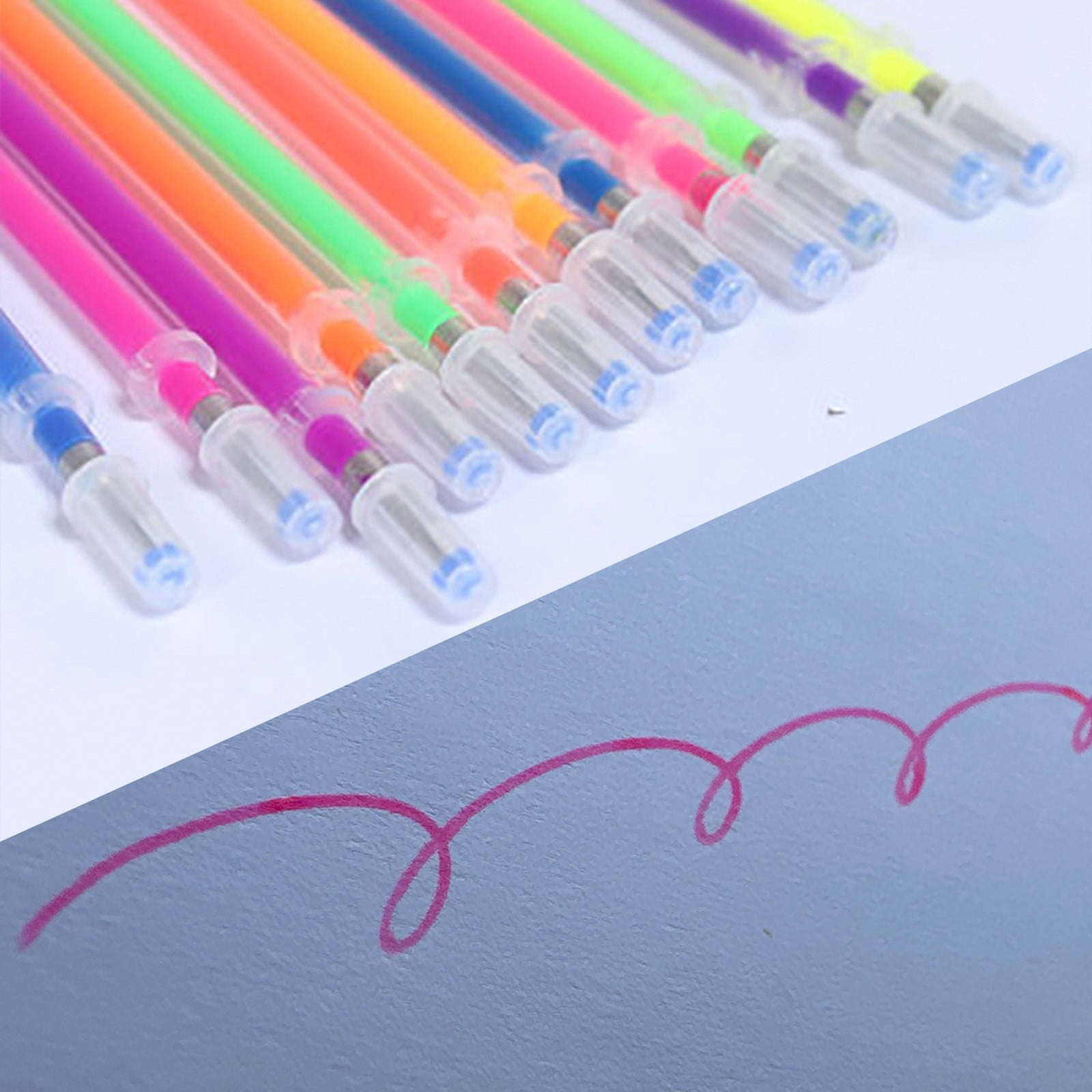 Color Pen Core Replacement Set, 12PCS 0.5ML Ink Refills for Writing and ...