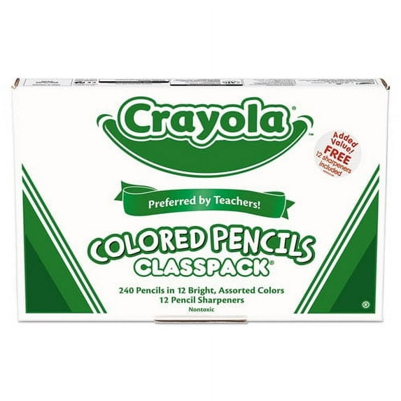 Color Pencil Classpack Set, 3.3 Mm, 2b (#1), Assorted Lead/barrel ...