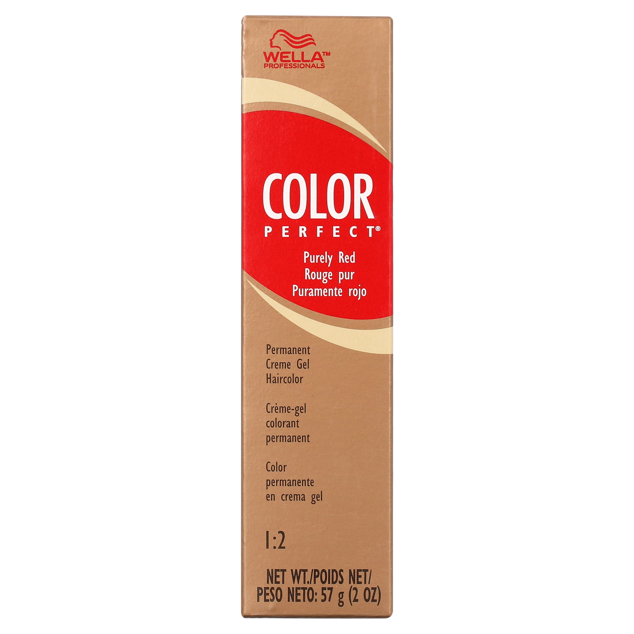 Color Perfect Permanent Creme Gel Haircolor - 5 RR Level 5 Pure Red ...