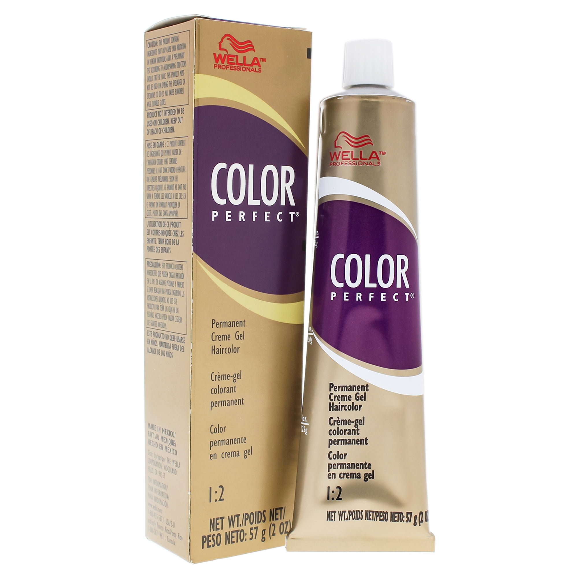 Color Perfect Permanent Creme Gel Haircolor - 8N Light Blonde by Wella ...