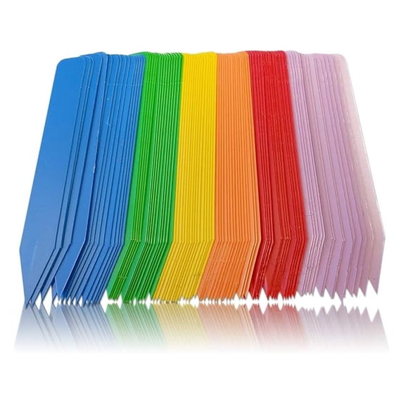Color Plant Labels - Pack of 90 Multi-Colored Plant Markers, Plant ...