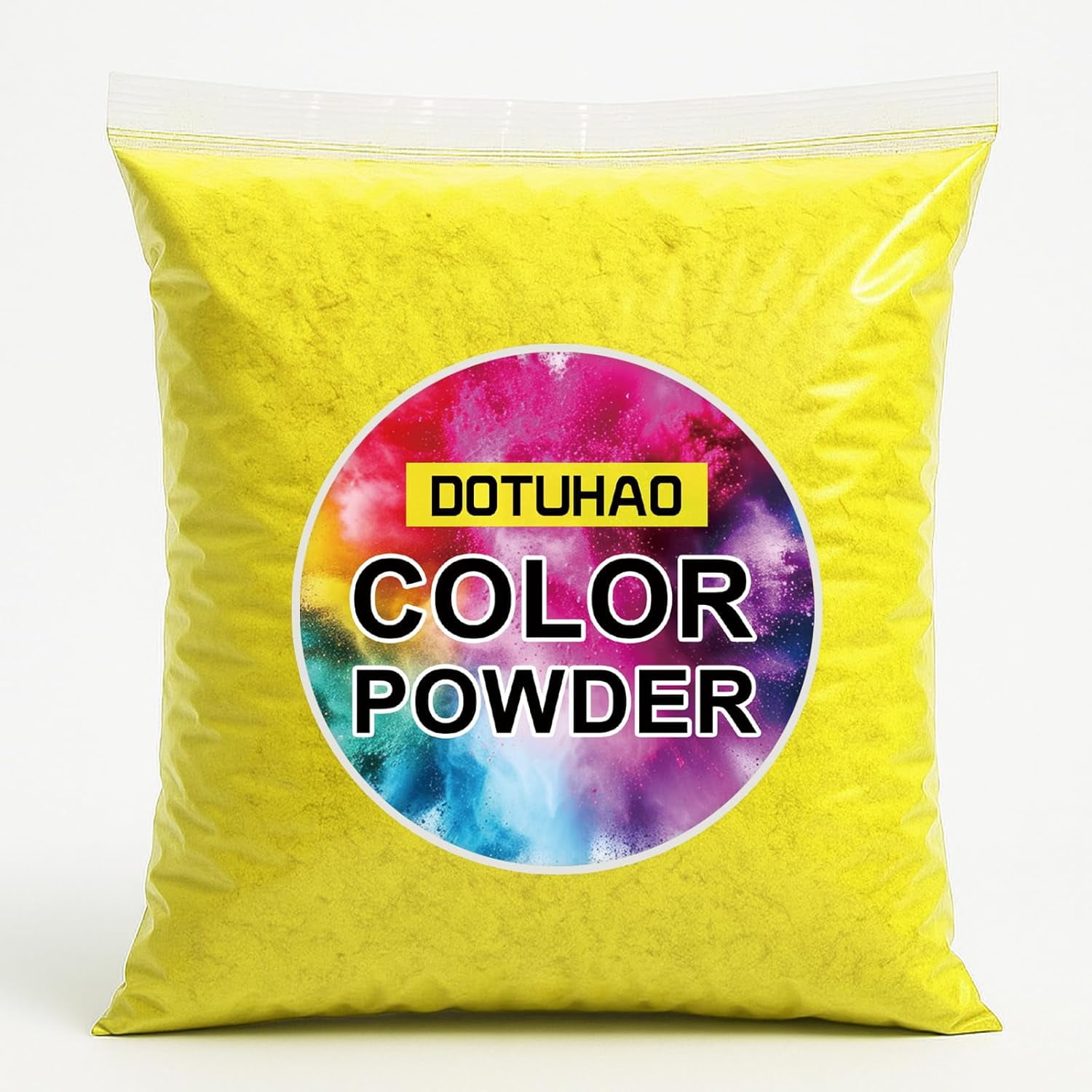 Color Powder - 2 LB Yellow Color Run Powders, Holi Powder, Perfect for ...