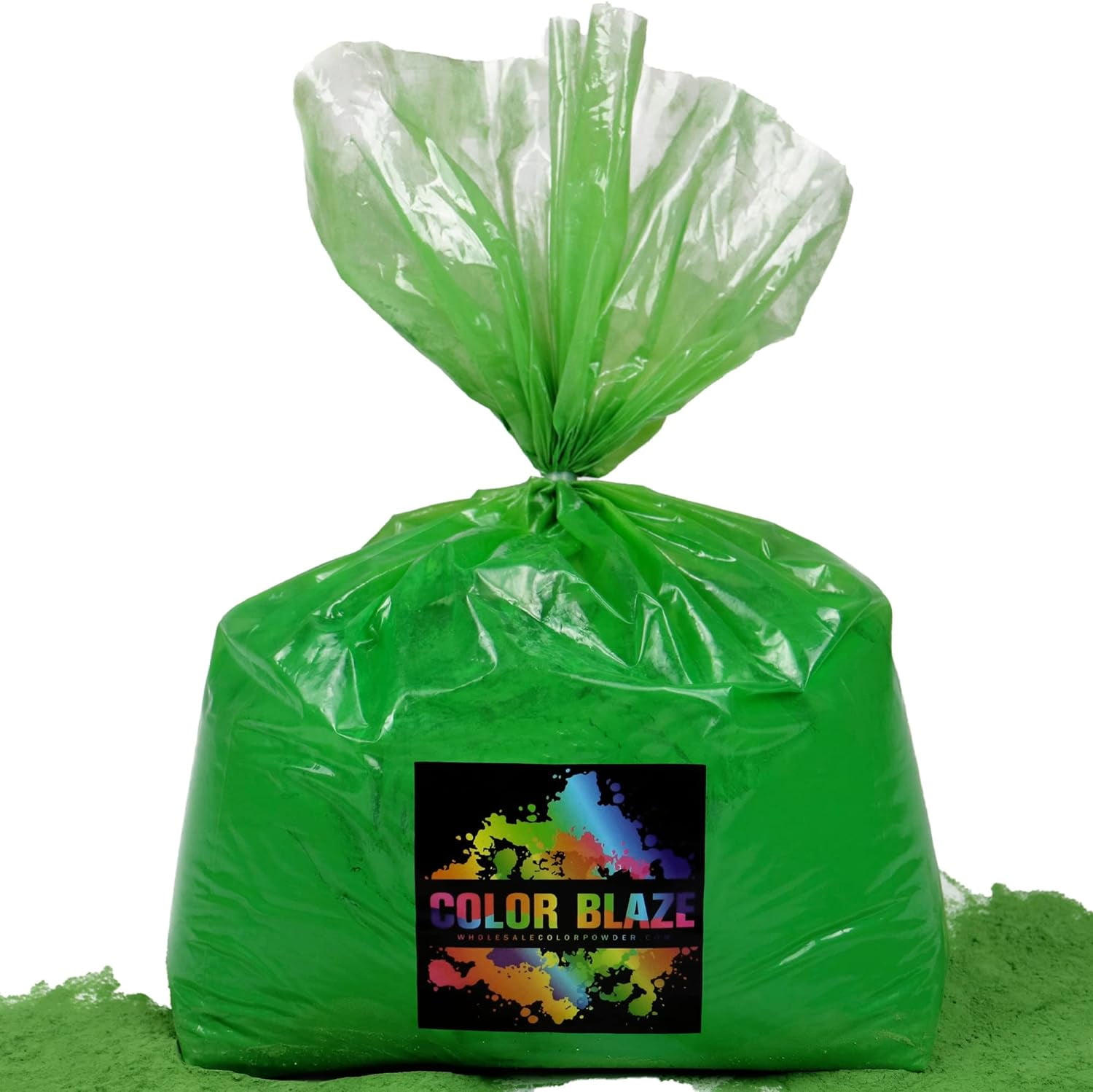 Color Powder Green - 25 Pounds - Ideal for Fun Runs, Holi Festivals ...