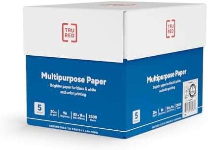 Color Printer Paper - 8.5" x 11", 1 Carton of 5 Reams for 2,500 Total ...
