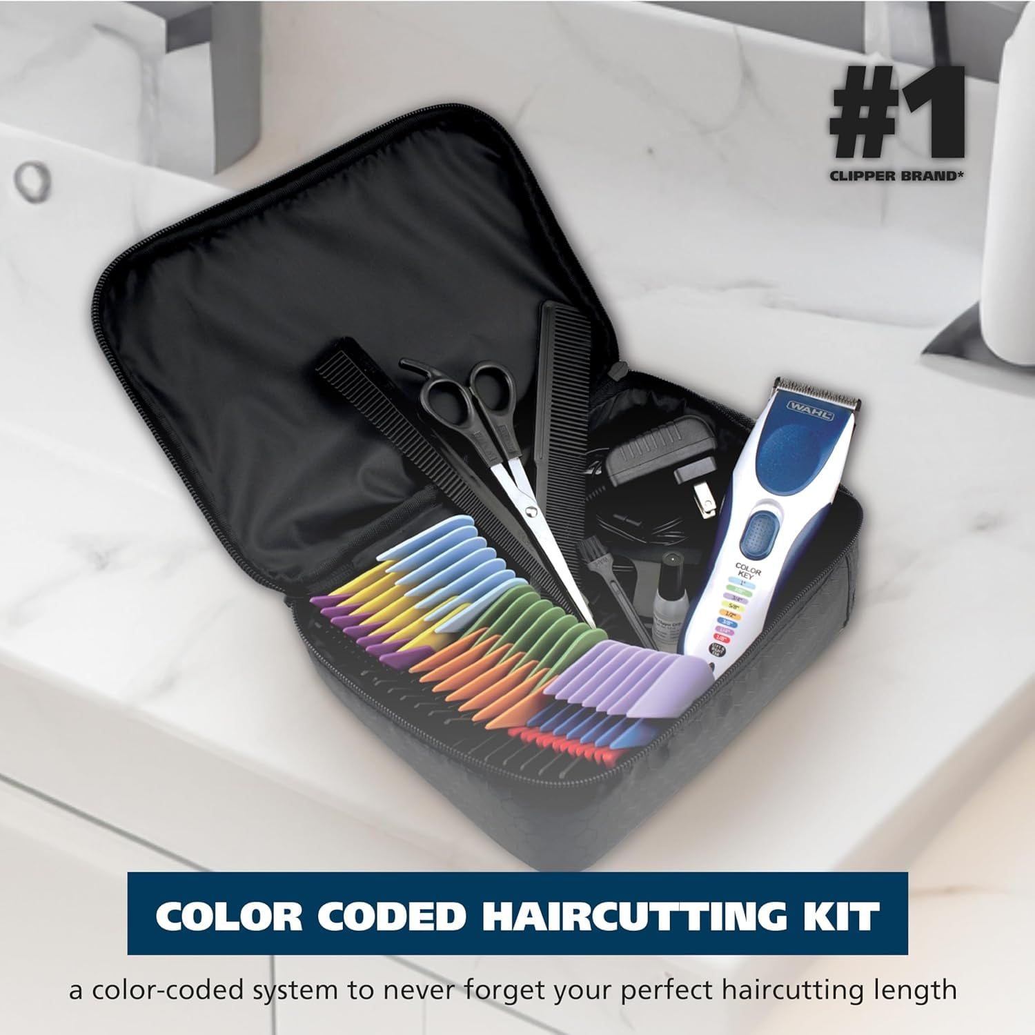 Color Pro Cordless Rechargeable Hair Clipper & Trimmer – Easy Color ...