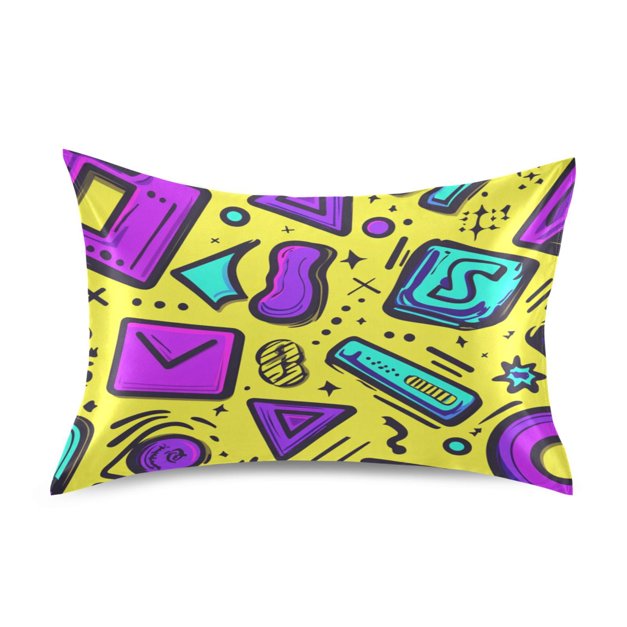 Color Product Pattern Pillowcase King Size Luxury Silky Soft Wrinkle ...
