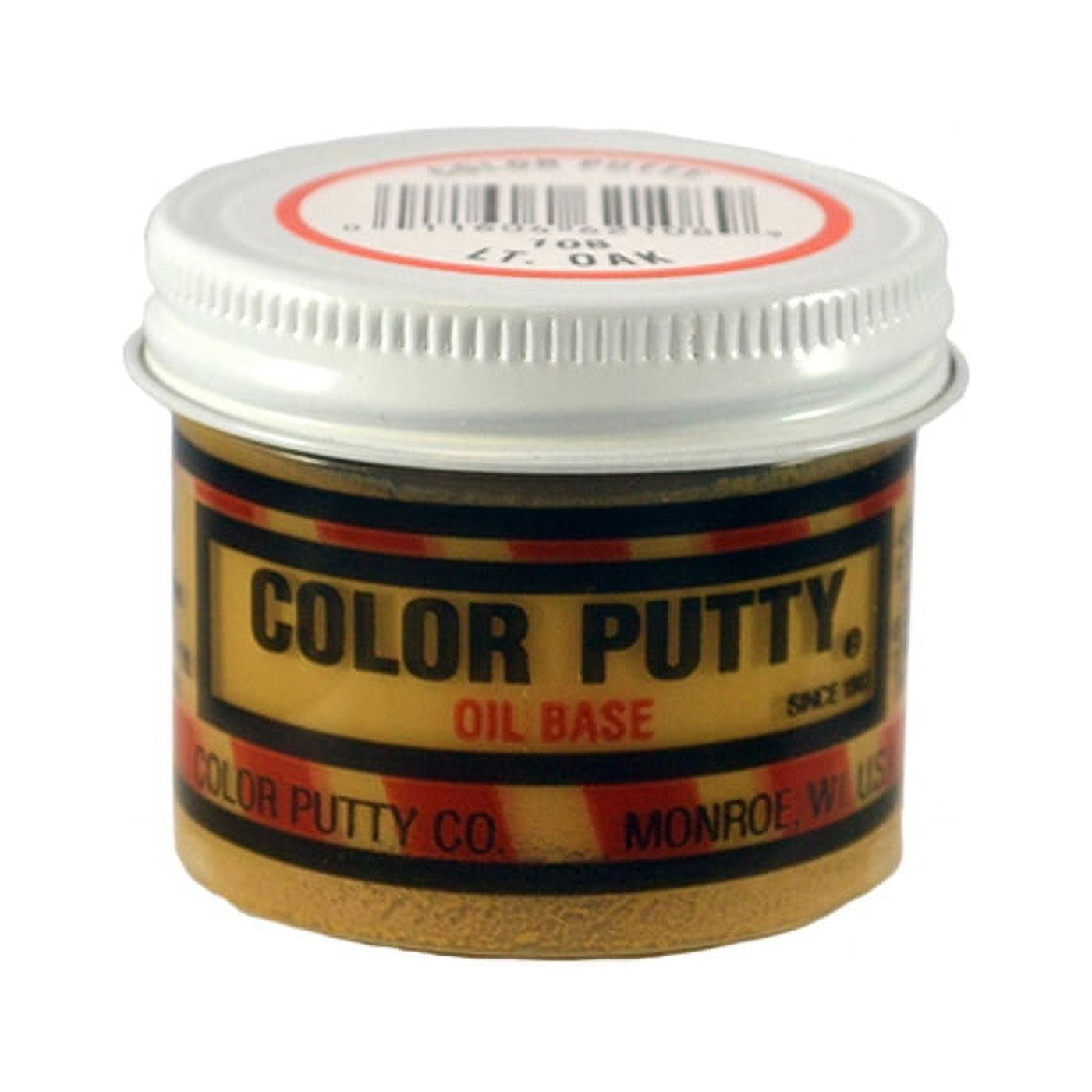 Color Putty 108 Wood Filler, Color Putty, Mild, Light Oak, 3.68 oz, Jar ...