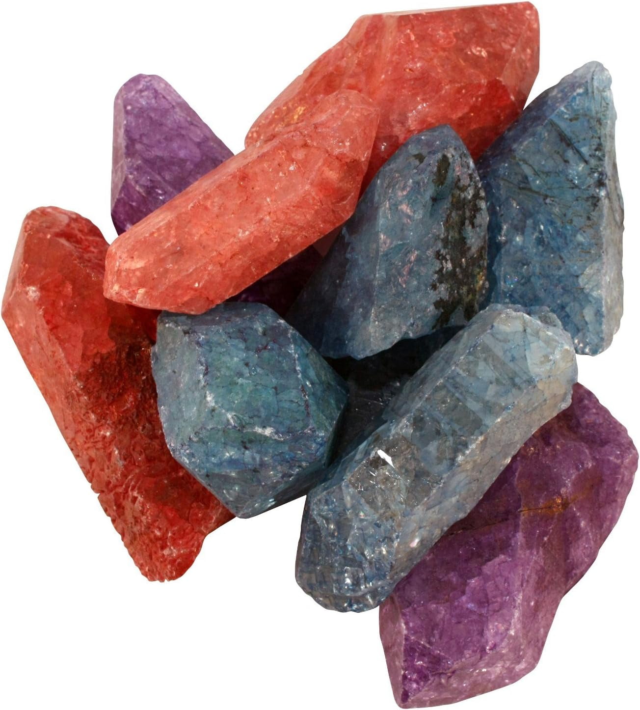 Color Quartz Gemstone Upolished Crystals: 1 Pound - Walmart.com