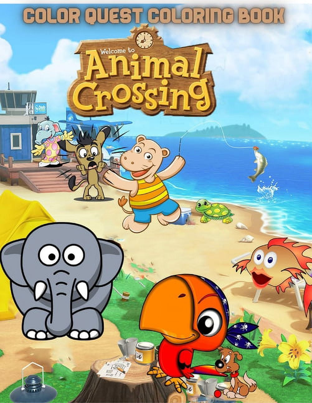 Color Quest Coloring Book: Relaxation and Stress Relief Coloring Book ...