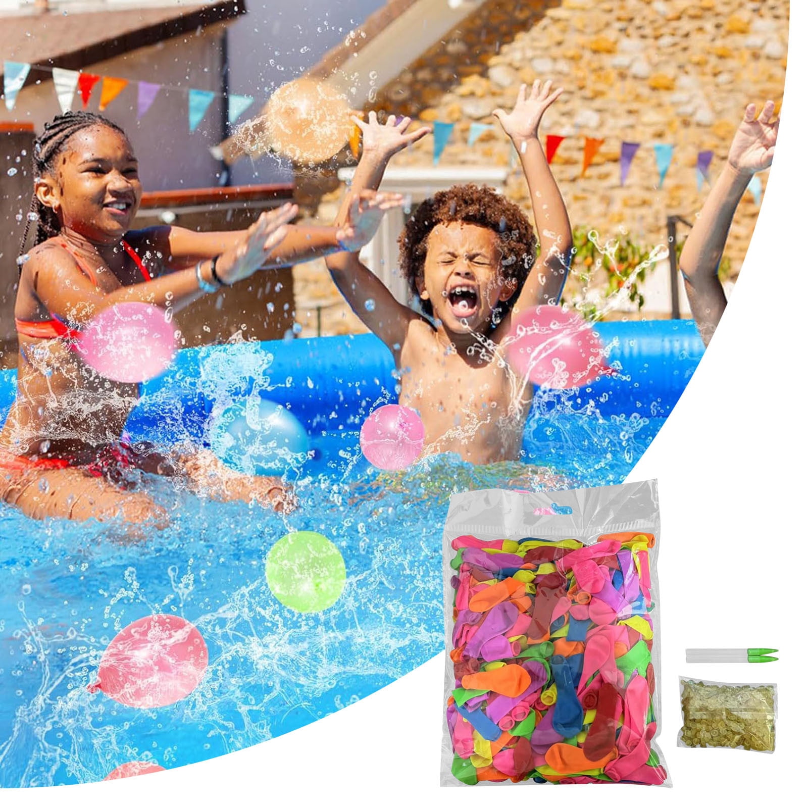 Color Random Summer Water Balloons Fast Filling Outdoor Pool Party Toys ...