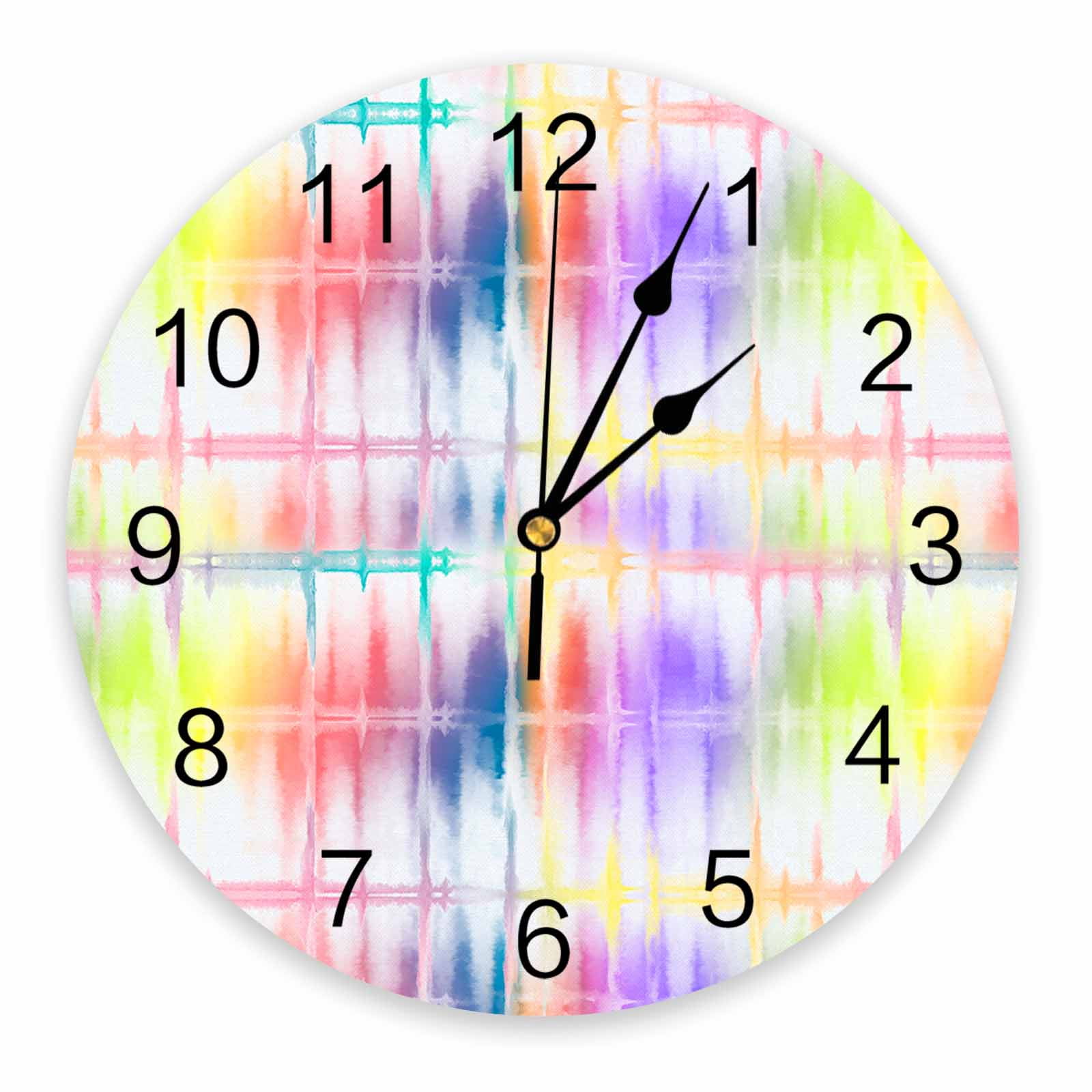 Color Ripple Gorgeous Wall Clock Home r Bedroom Silt Oclock Watch Wall ...