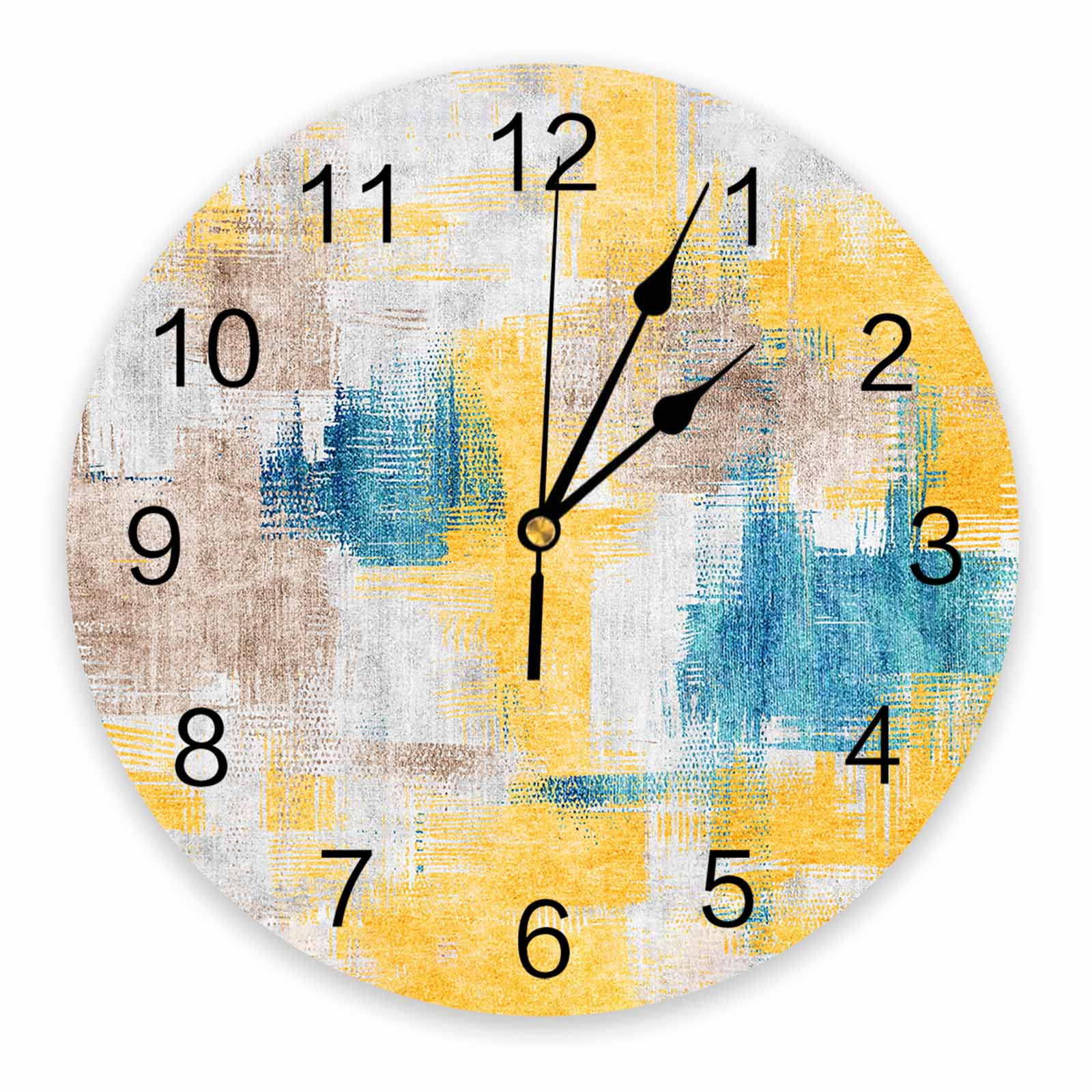 Color Ripple Gorgeous Wall Clock Home r Bedroom Silt Oclock Watch Wall ...