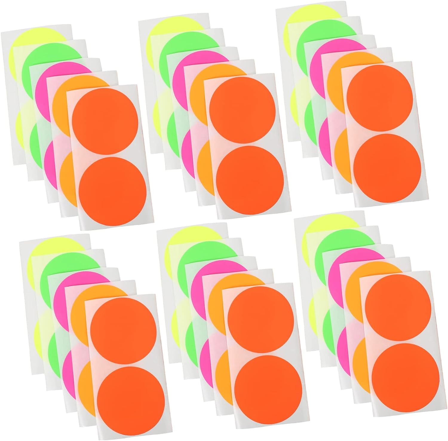 Color Round Label Sticker Labels Green Stickers Blank Gift Tags ...