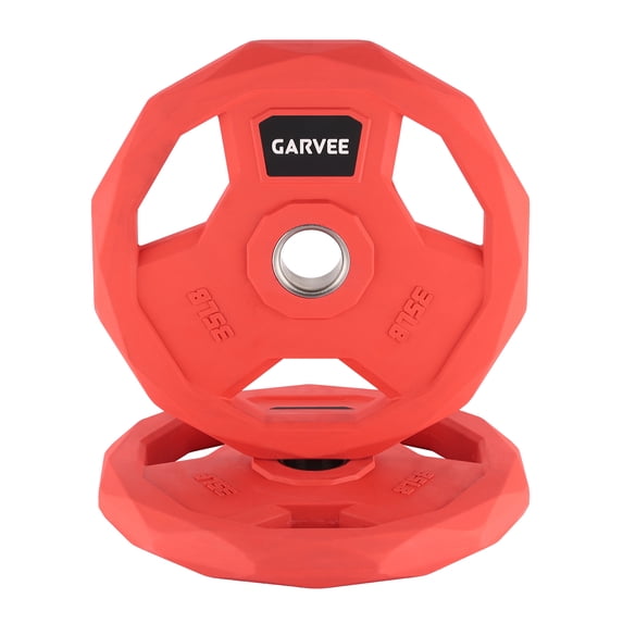 Color Rubber Coated Weight Plates 2-Inch,Barbell Weight Plate Set,Cast ...