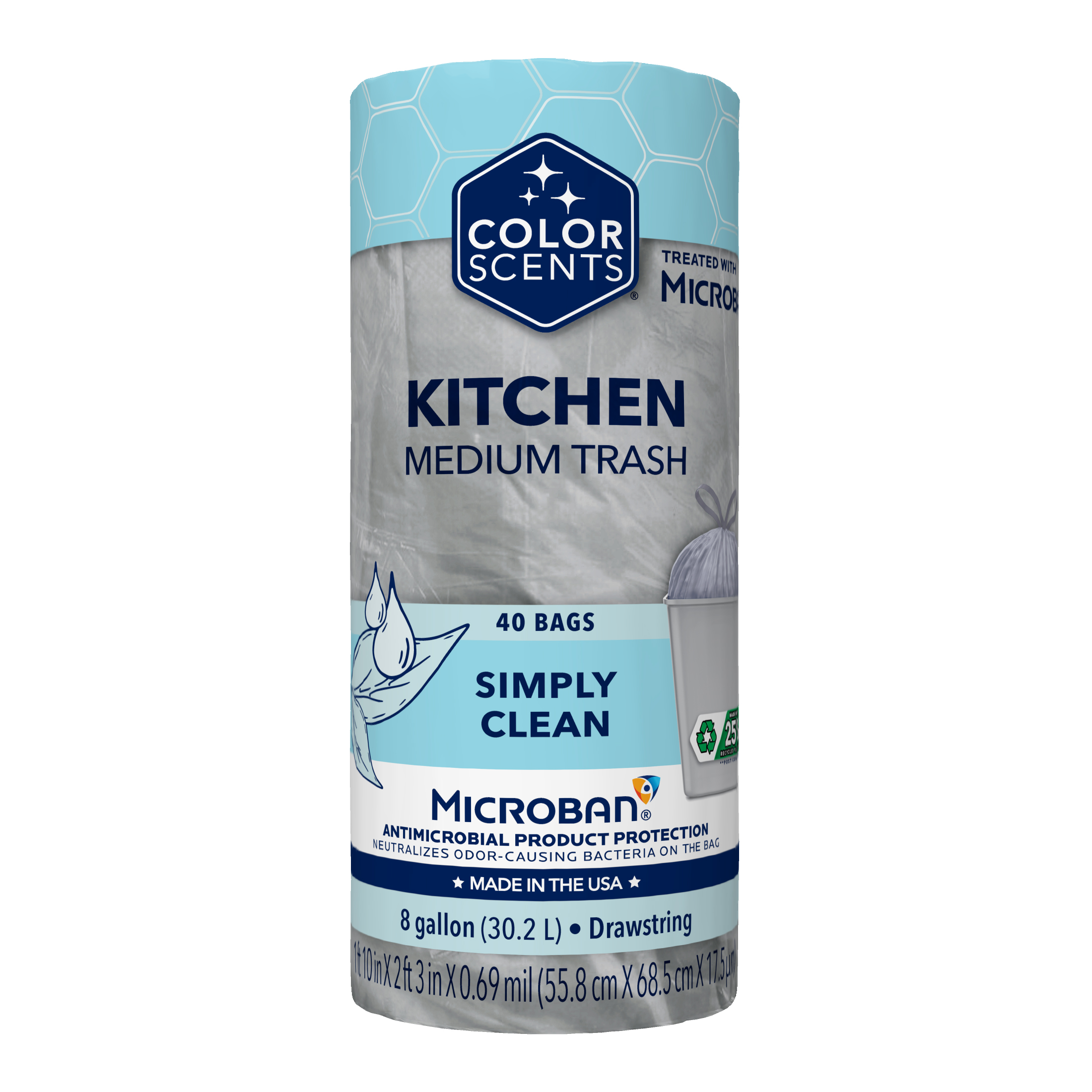Earthsense Commercial Recycled Tall Kitchen Bags, 13-16 Gallon, 150 ...