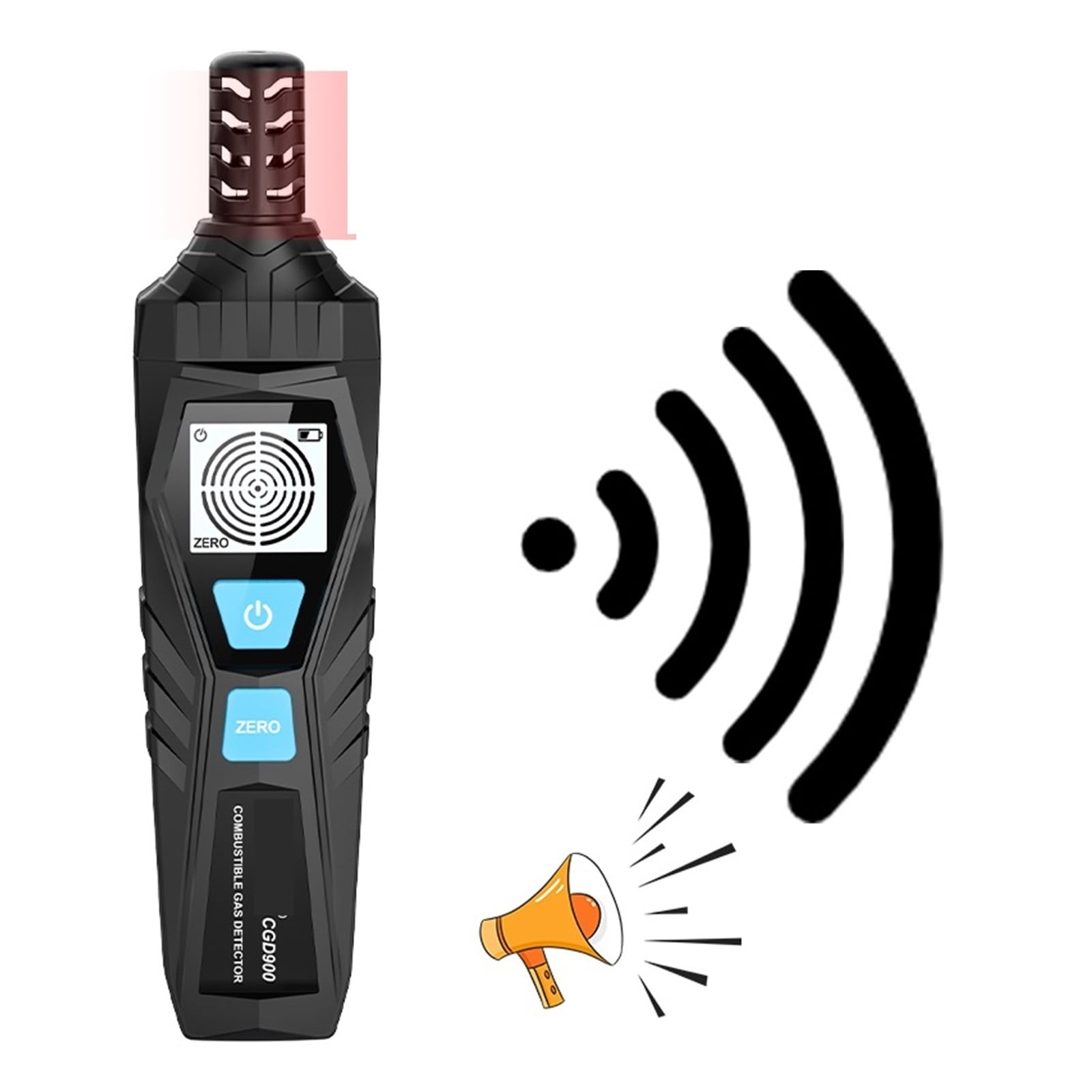 Color Screen Gas Analyzer Combustible Gas Leak Detector Gas Meter ...