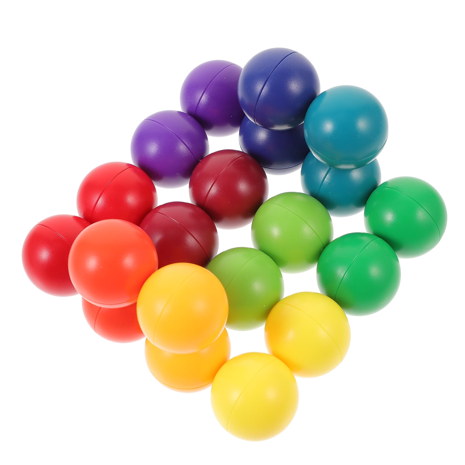 Color Sense Training Ball Toy Funny Smooth Puzzle Ball Toddlers ...