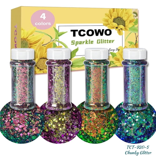 Color Shfit Chameleon Mix Dot Glitter Sequins Shakers For Party ...
