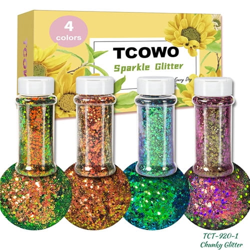 Color Shift Glitter Shaker Chameleon Glitter Chunky Glitter For Crafts ...