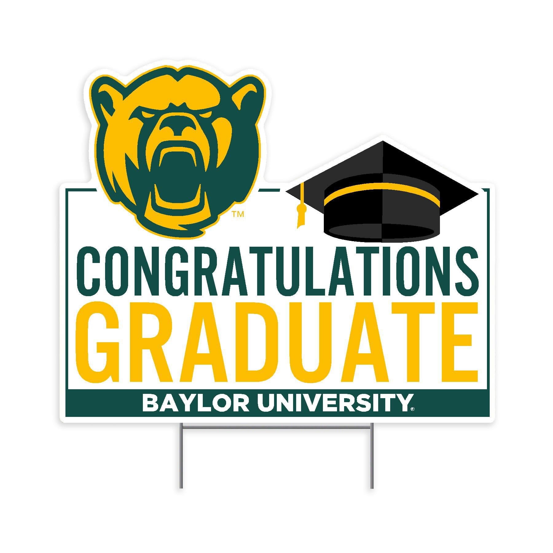 Color Shock Products Congratulations Graduate Lawn Sign Compatible with ...