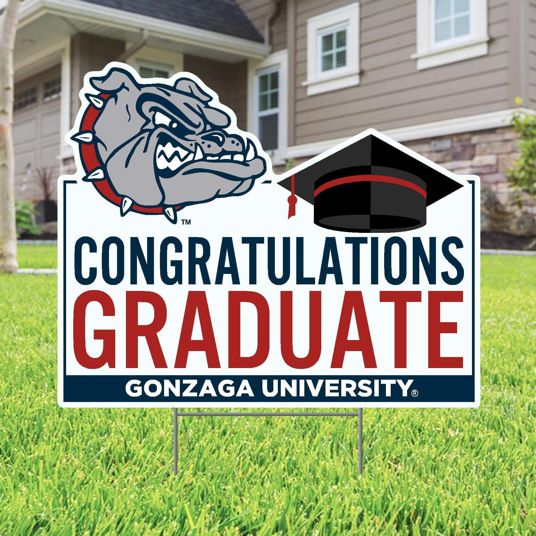 Color Shock Products Congratulations Graduate Lawn Sign compatible with ...