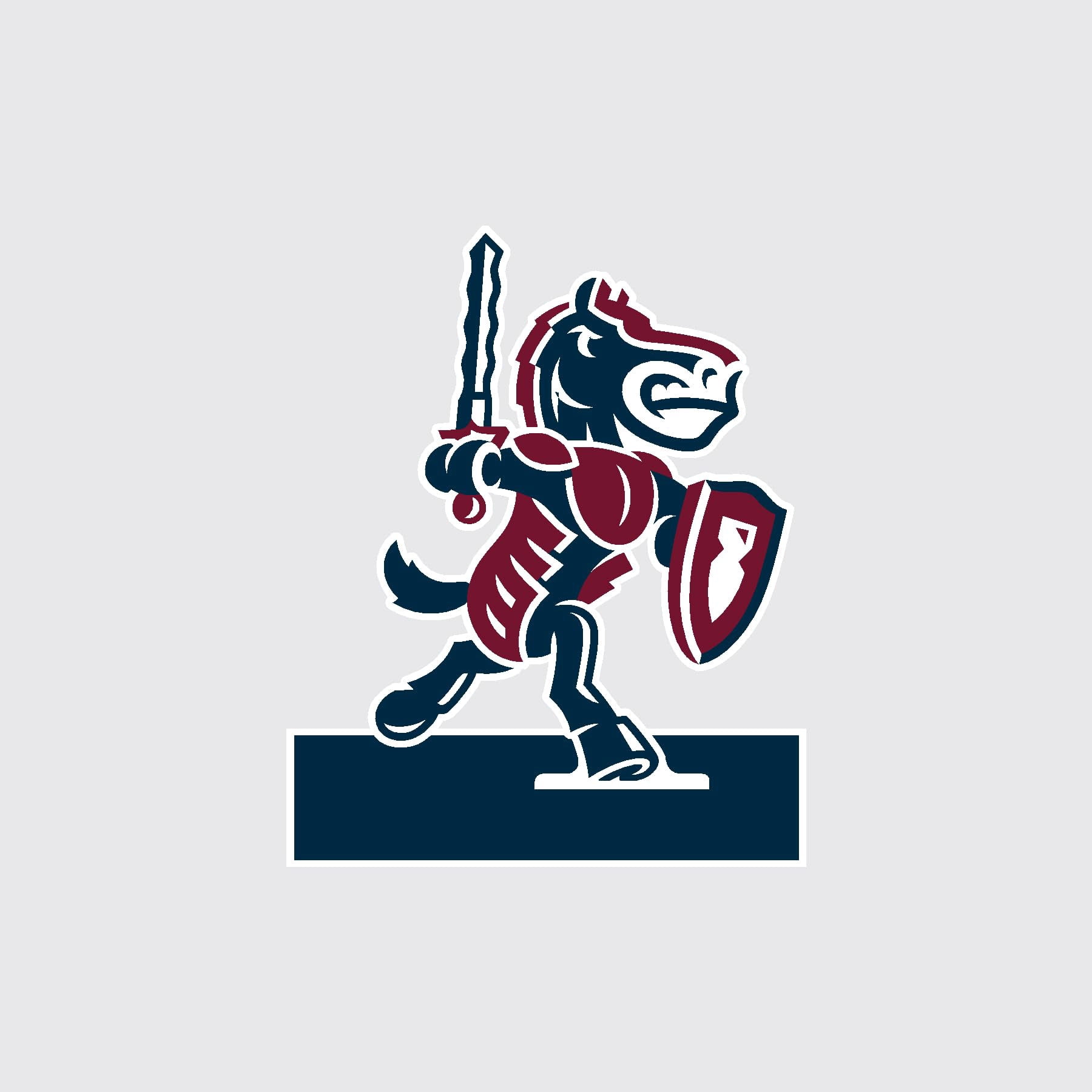 Color Shock Products NCAA Officially Licensed School Mascot Standee ...