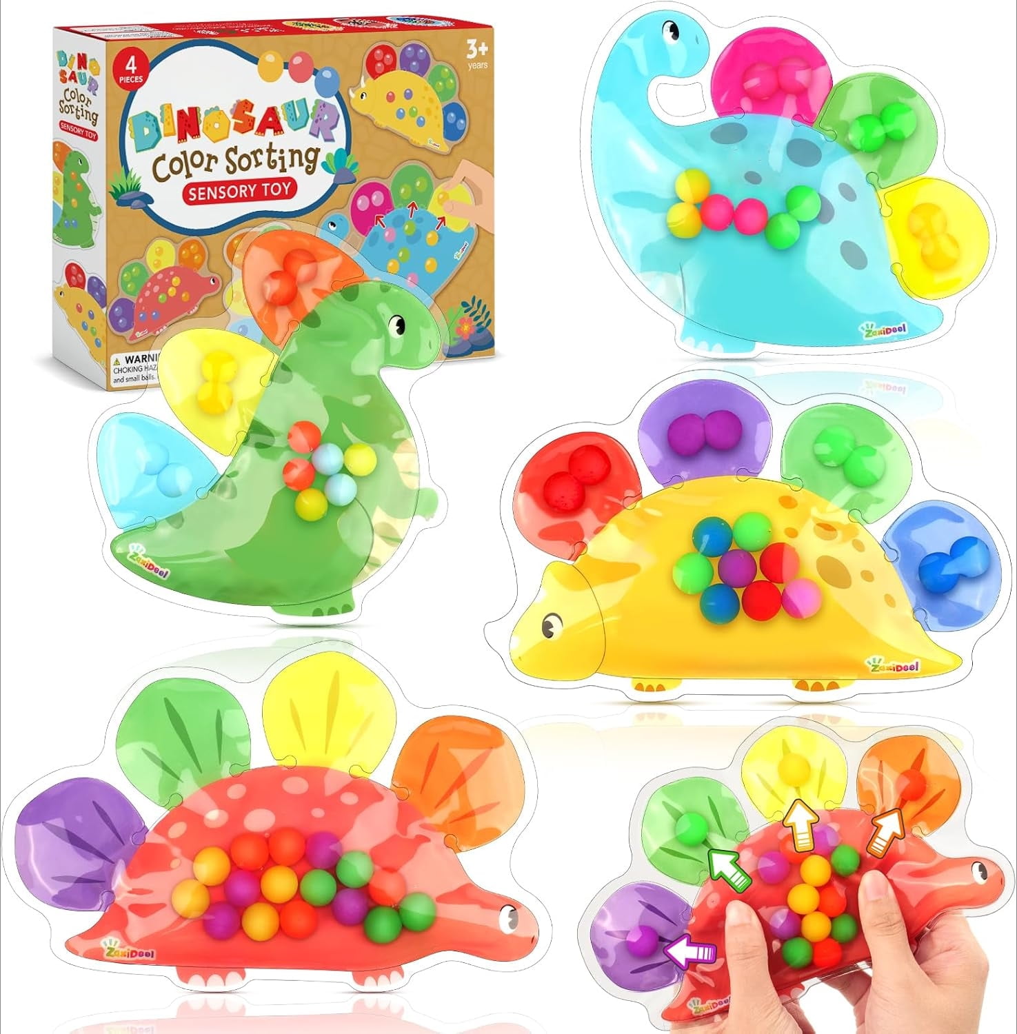 Color Sorting Toys Sensory Toys, Fine Motor Skills Game for Toddlers ...