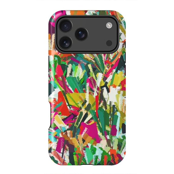 Color Sparks Abstract Pop Expression Art Case with iPhone 17 to 11 Pro ...