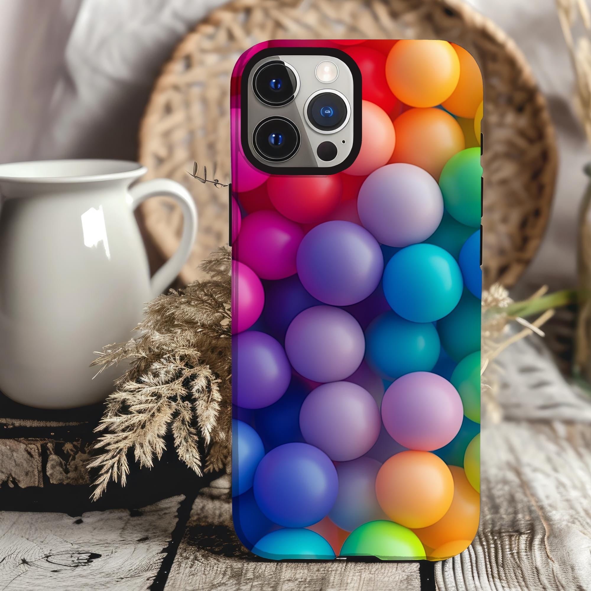 Color Splash Abstract Case With 3D Artistic Gradient Look for iPhone 17 ...