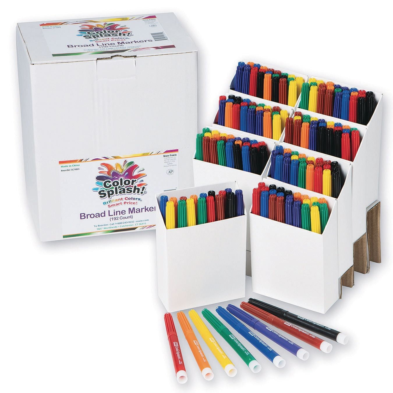 Color Splash!® Broad Line Marker PlusPack (Pack of 192) - Walmart.com