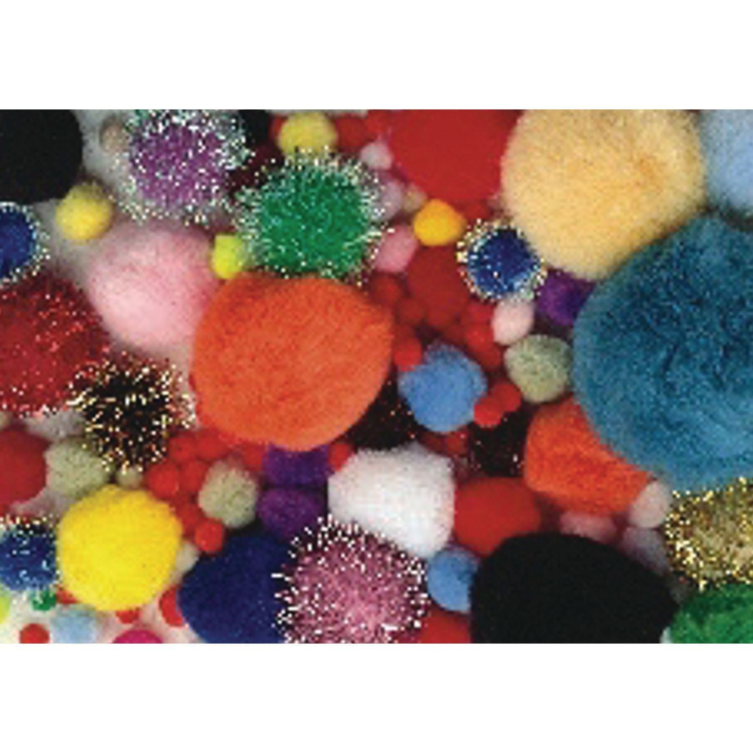 Color Splash!® Mixed Pom Pom Assortment - Walmart.com