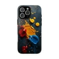 Color Splash Paint Splatter Canvas Texture Phone Case for iPhone 17 16 ...