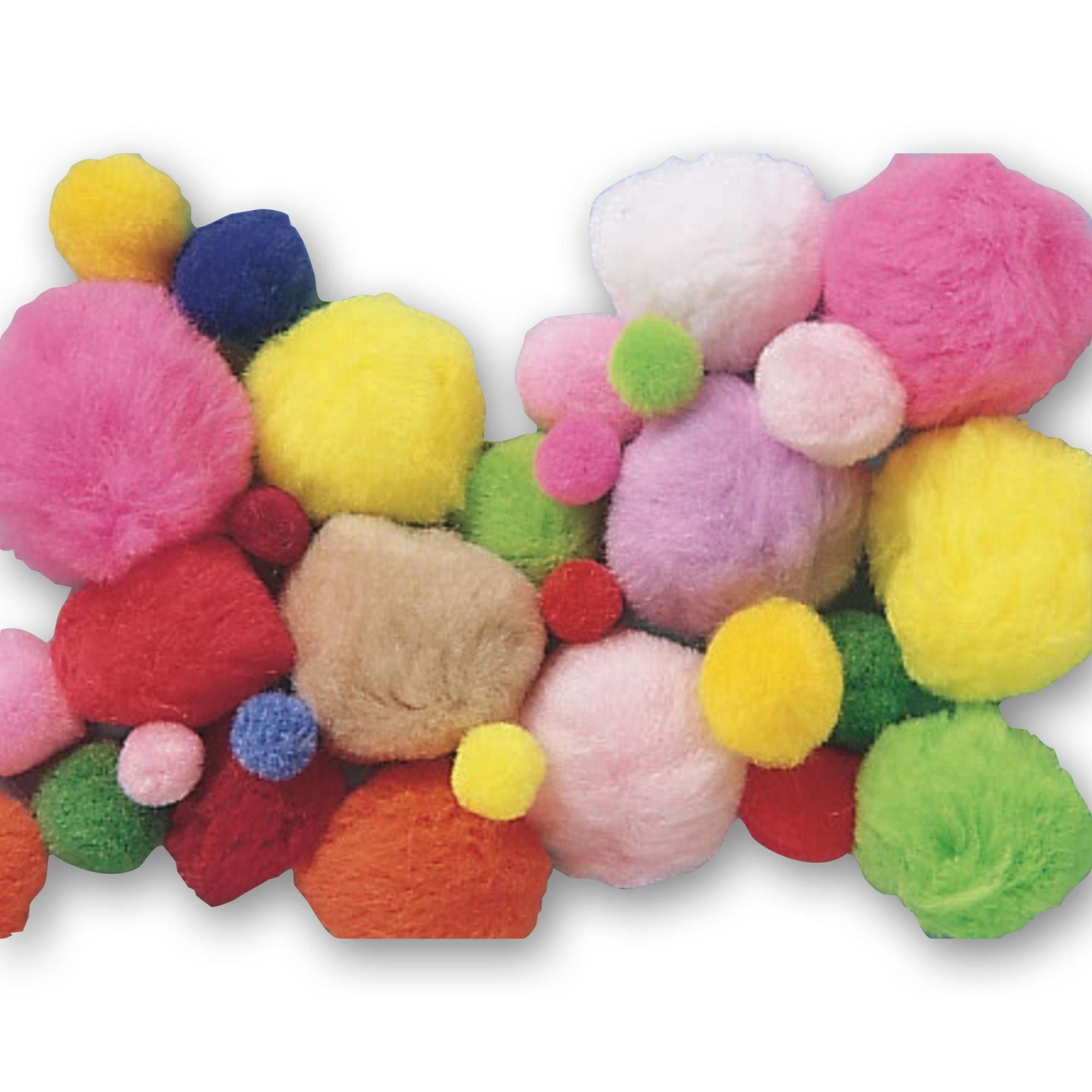 Color Splash!® Pom Pom Mix, Assorted Sizes & Colors, 1 lb. - Walmart.com