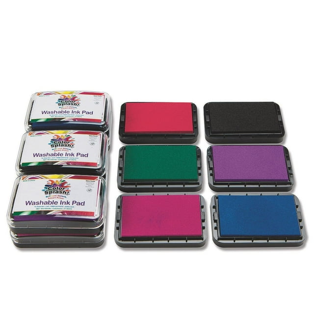 Color Splash!® Washable Color Ink Pads (Pack of 12) - Walmart.com