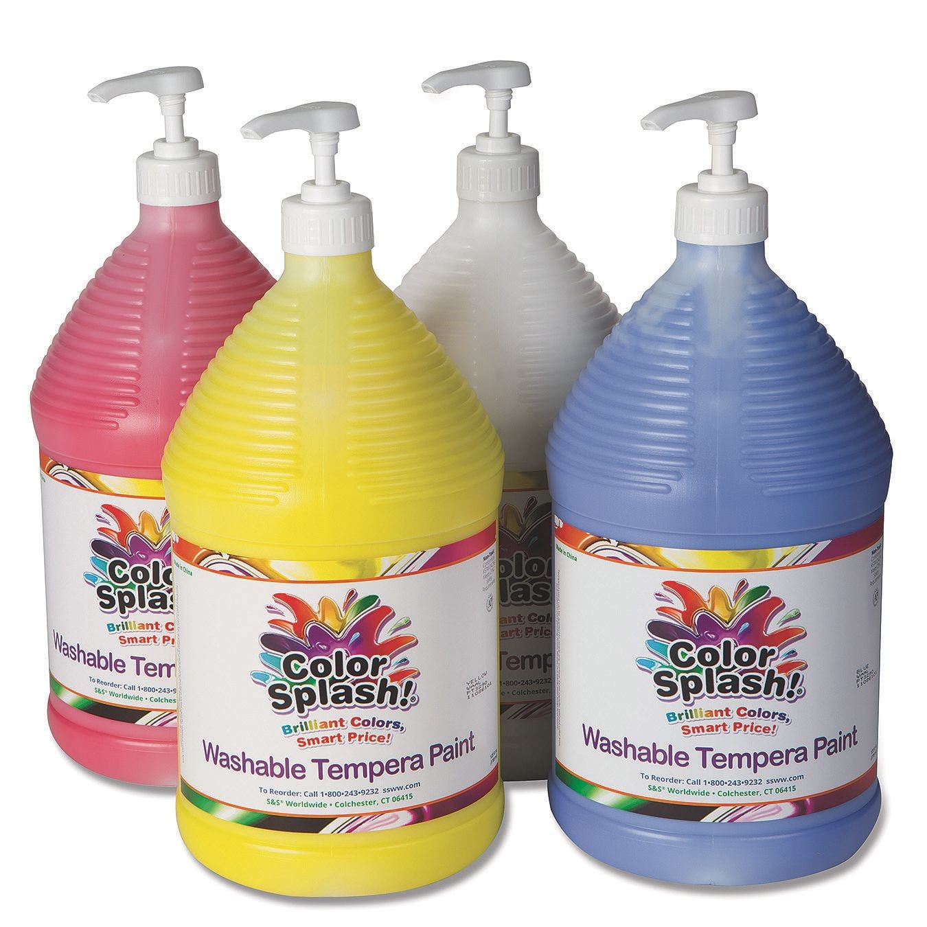 Color Splash!® Washable Tempera Paint Pack, Gallon - Walmart.com