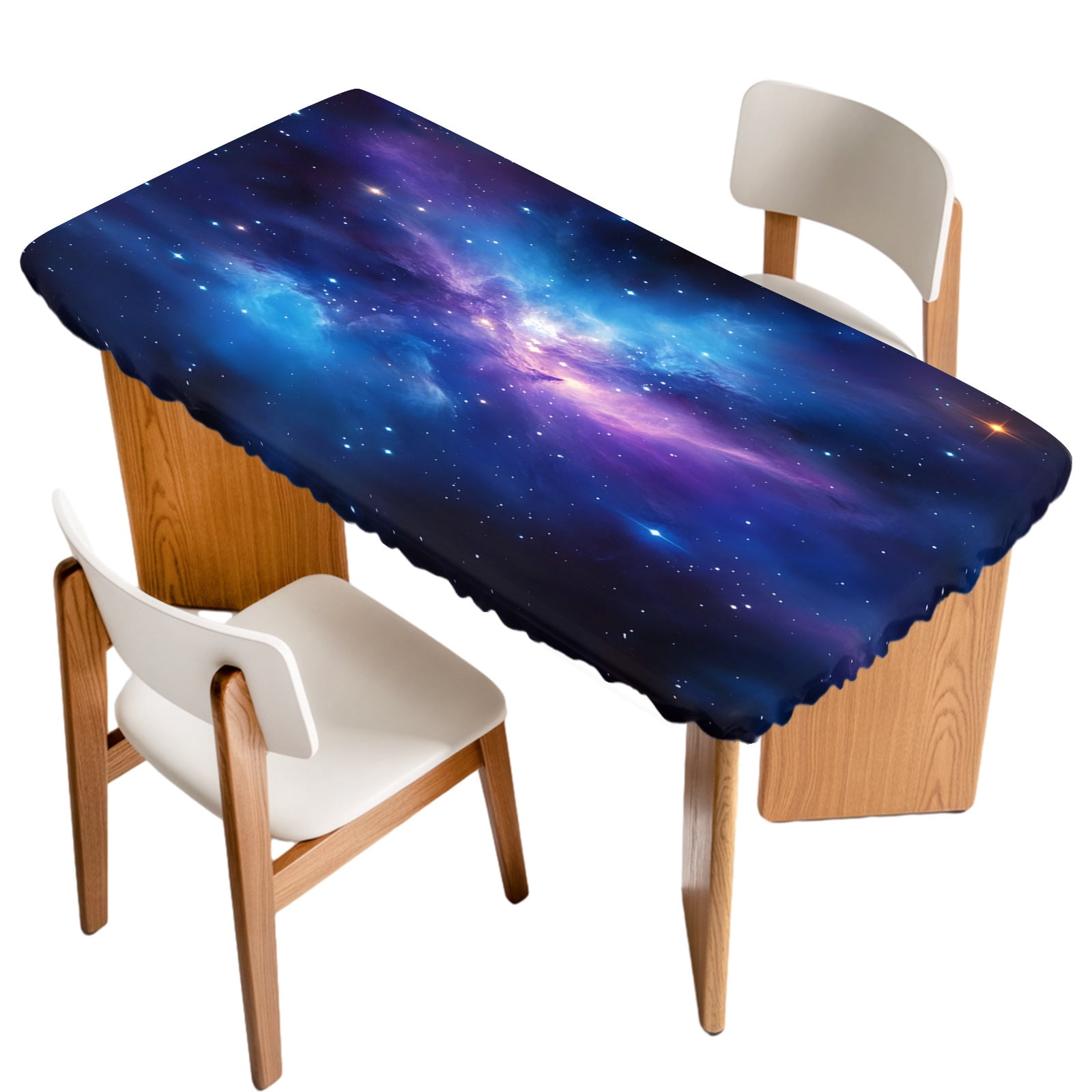 Color Starry Sky Fitted Rectangle Tablecloth 24" x 50" Night Sky ...