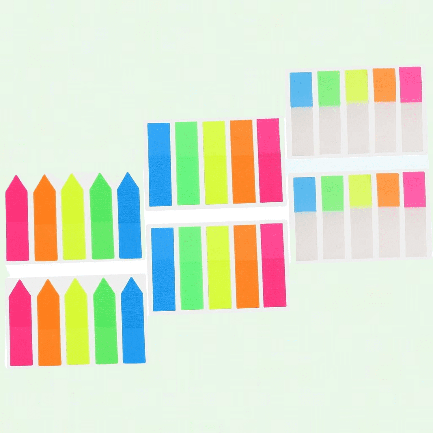 Color Stickers Label Note Pad Sets, Sticky Page Tags for Students ...