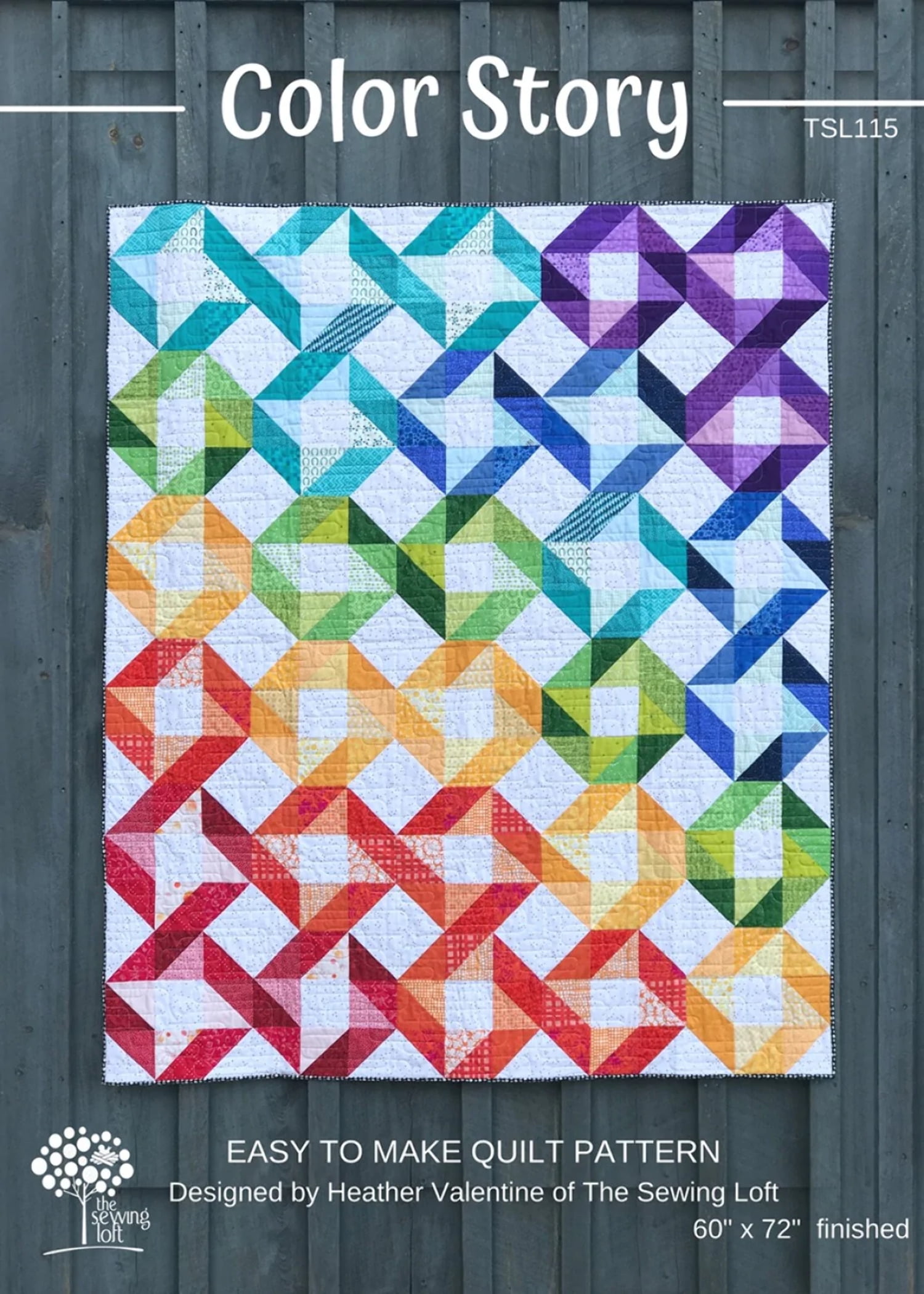 Color Story Quilt Pattern - Walmart.com