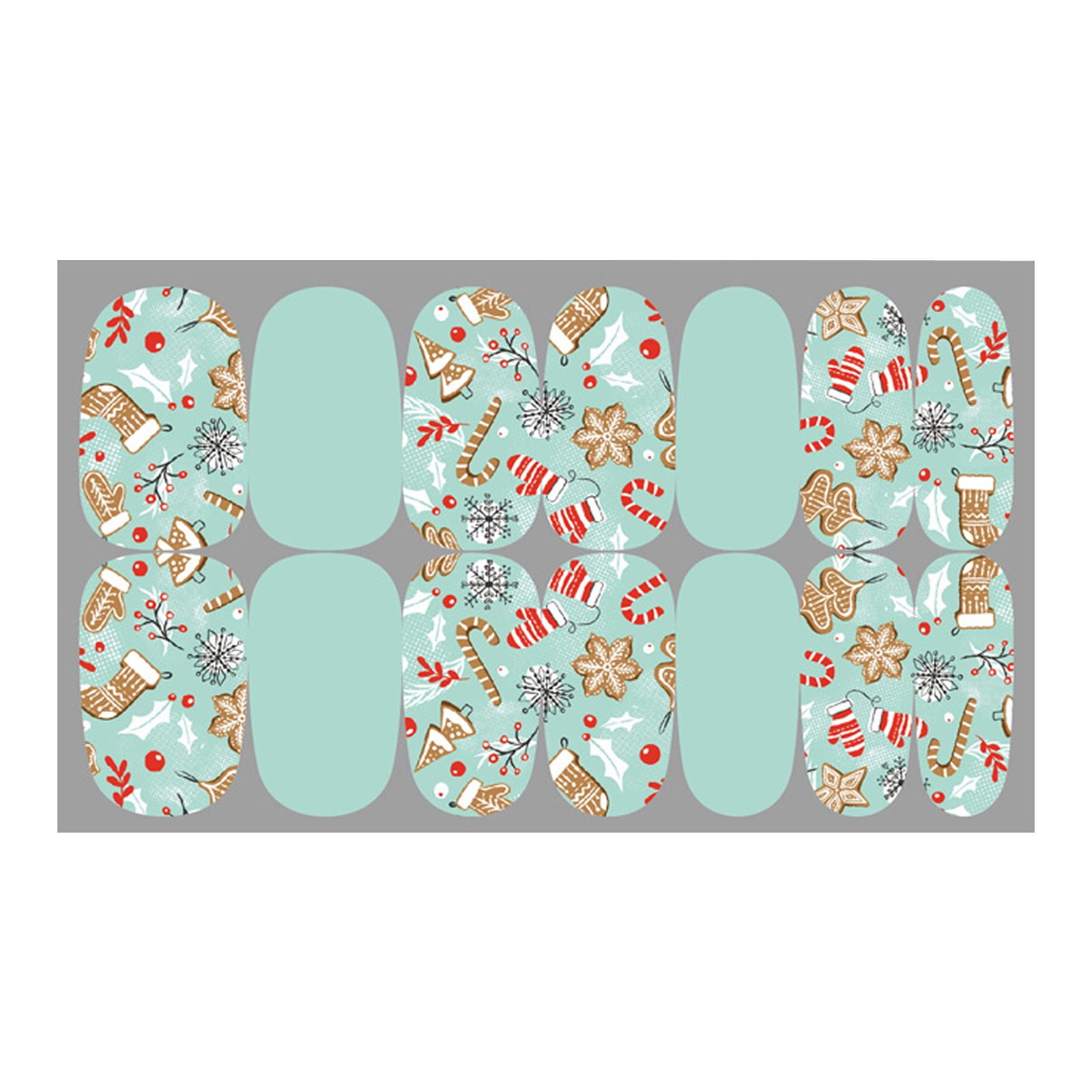 Color Street Love Notes Christmas Nail Sticker Fashion Nail Accessories ...