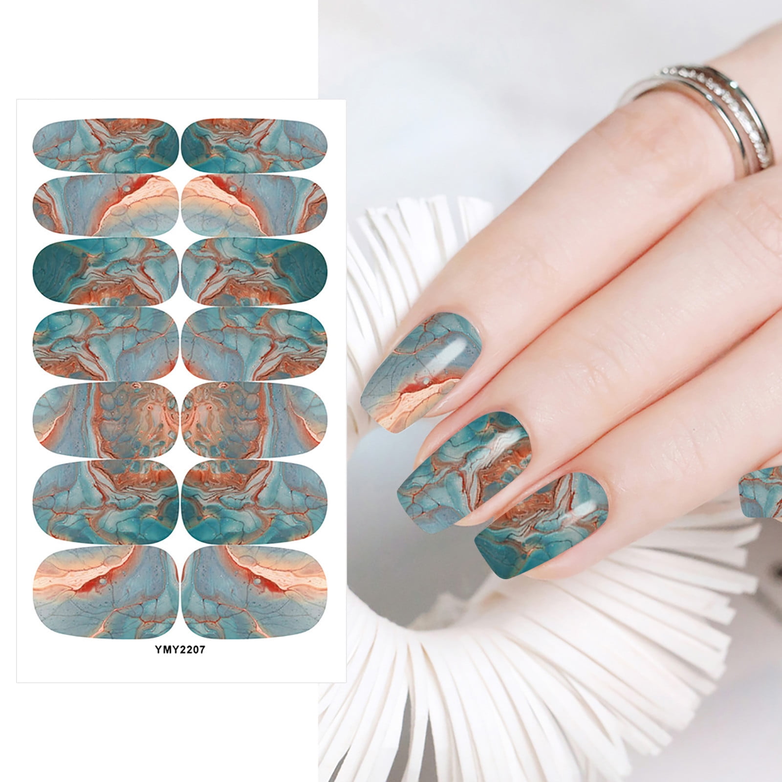 Color Street Nails Strips Solid Colors Toes Sticker Faces for Girls ...