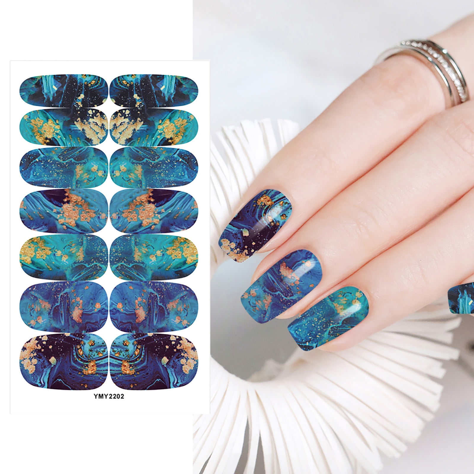 Color Street Nails Strips Solid Colors Toes Sticker Faces for Girls ...