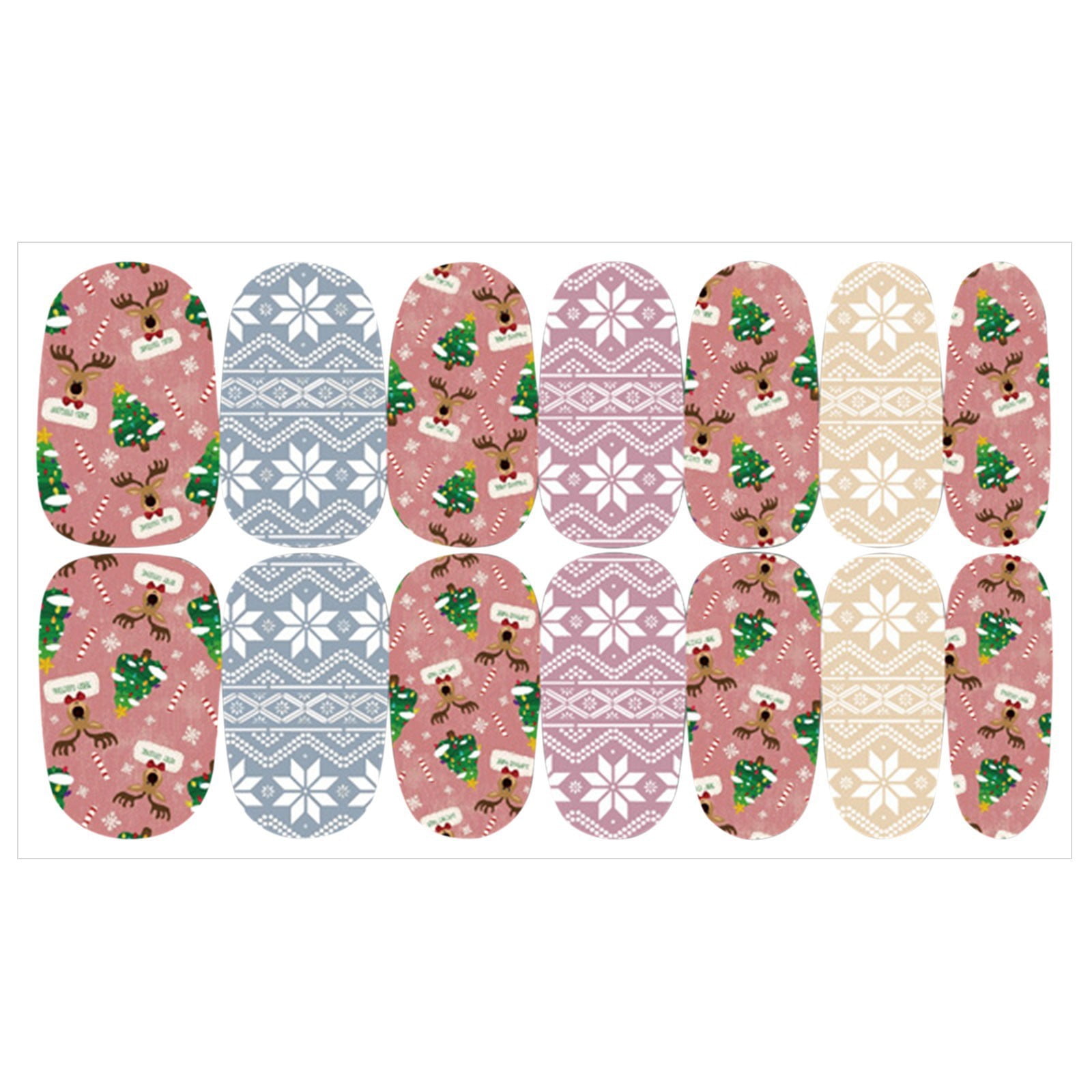 Color Street Stickers Christmas Series Nail Stickers Nail Stickers Full ...