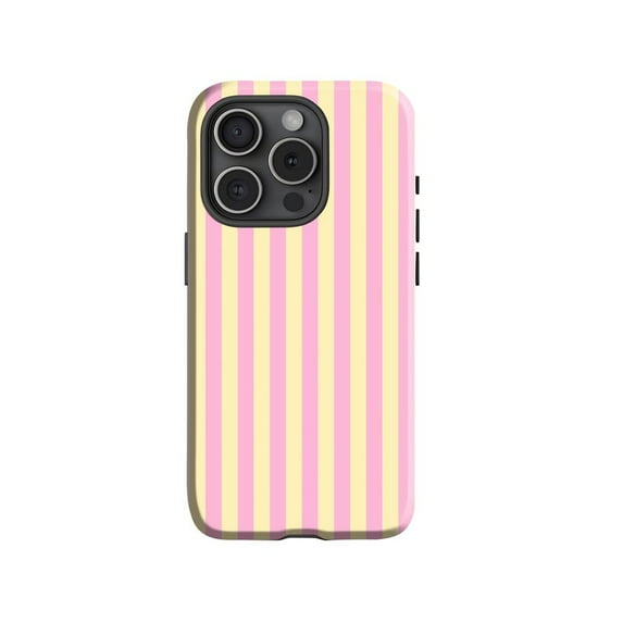 Color Striped Minimalist Phone Case Retro Vertical Lines Clean Design ...