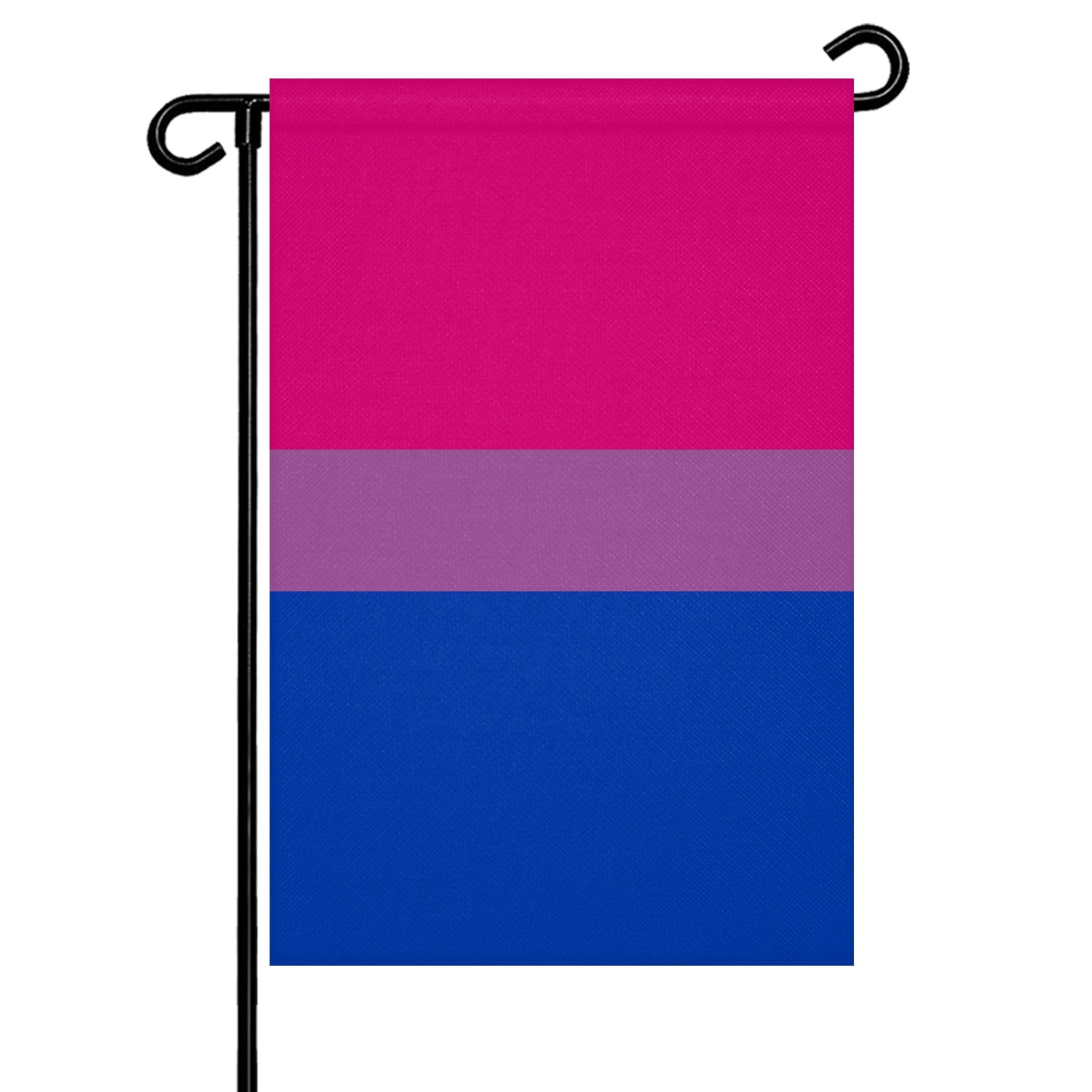 Color Stripes Garden Flag 12x18 Inch Pink Purple Navy Blue Striped ...