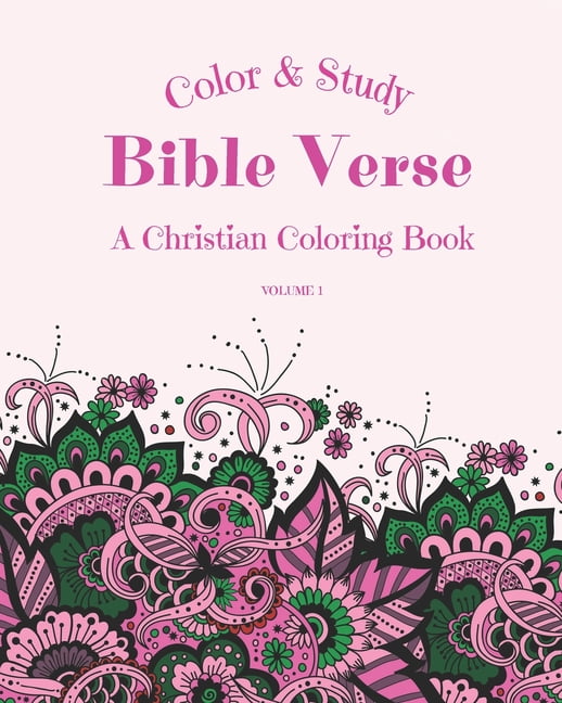 Color & Study Bible Verse Coloring Book: Color & Study Bible Verse A ...