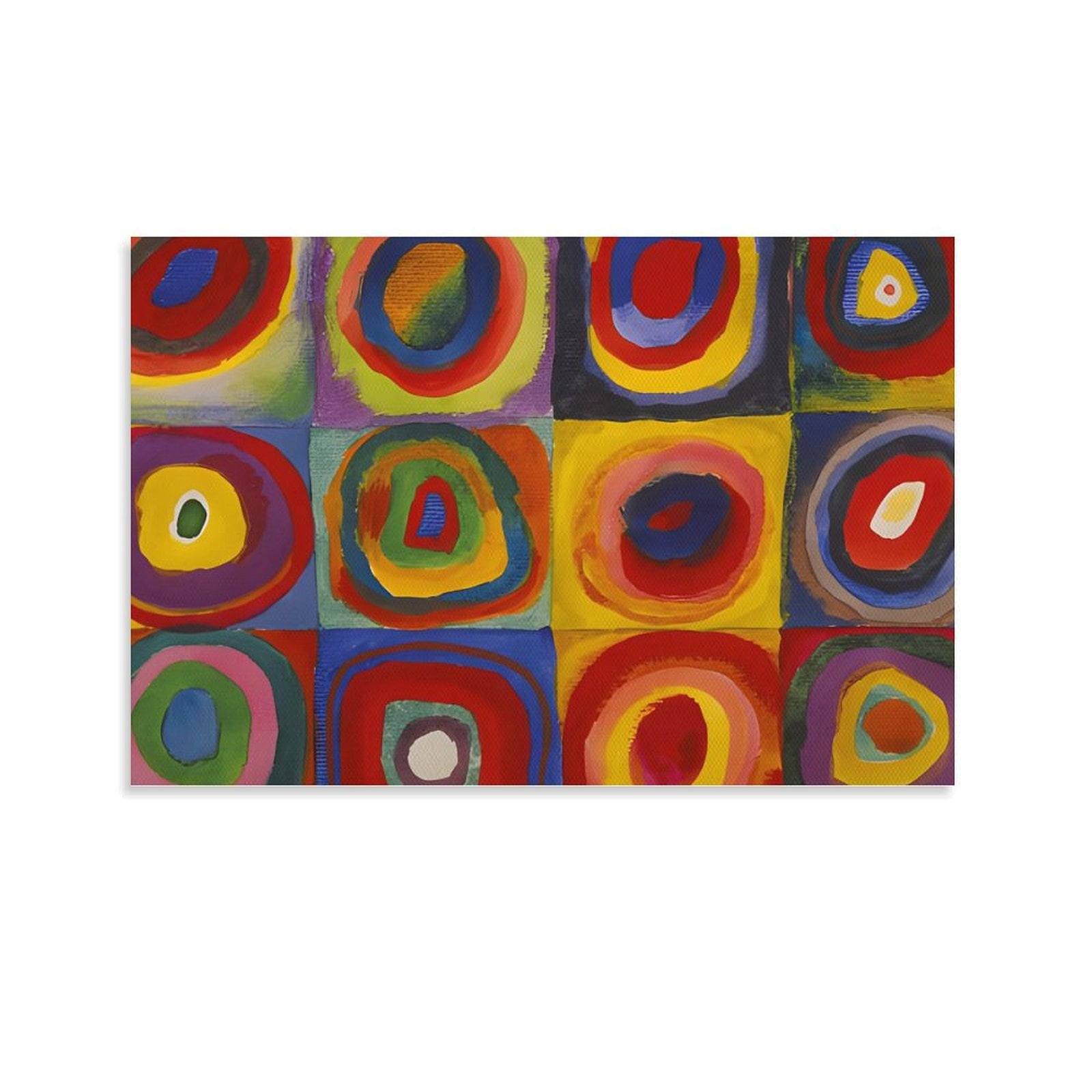 Color Study Squares with Concentric Circles by Wassily Kandinsky ...